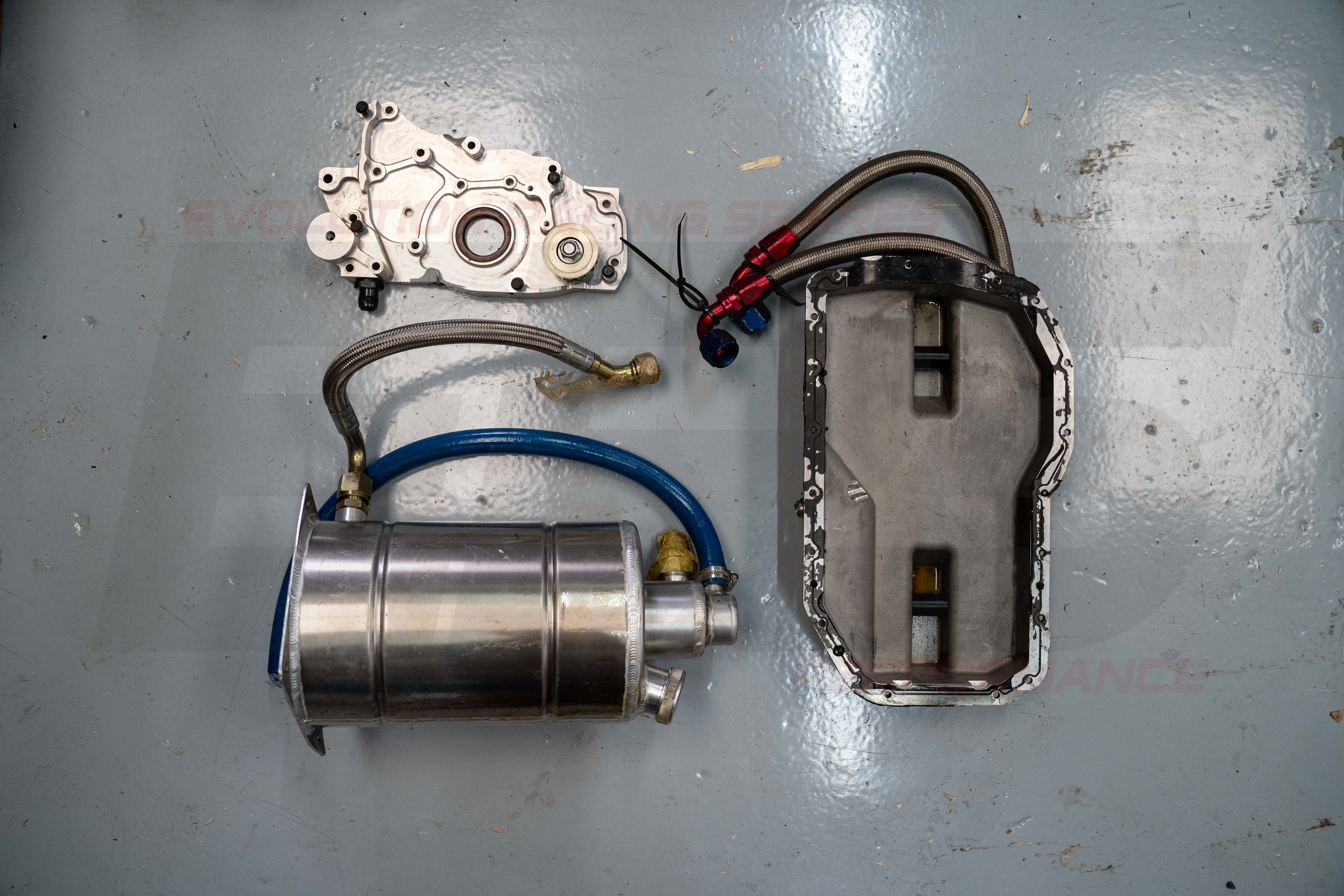 Norris Designs Dry Sump Kit for Mitsubishi Evo 4-9 – Evolution Racing ...