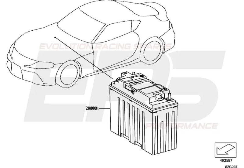 Battery suits Toyota GR Supra A90 – Evolution Racing Spares