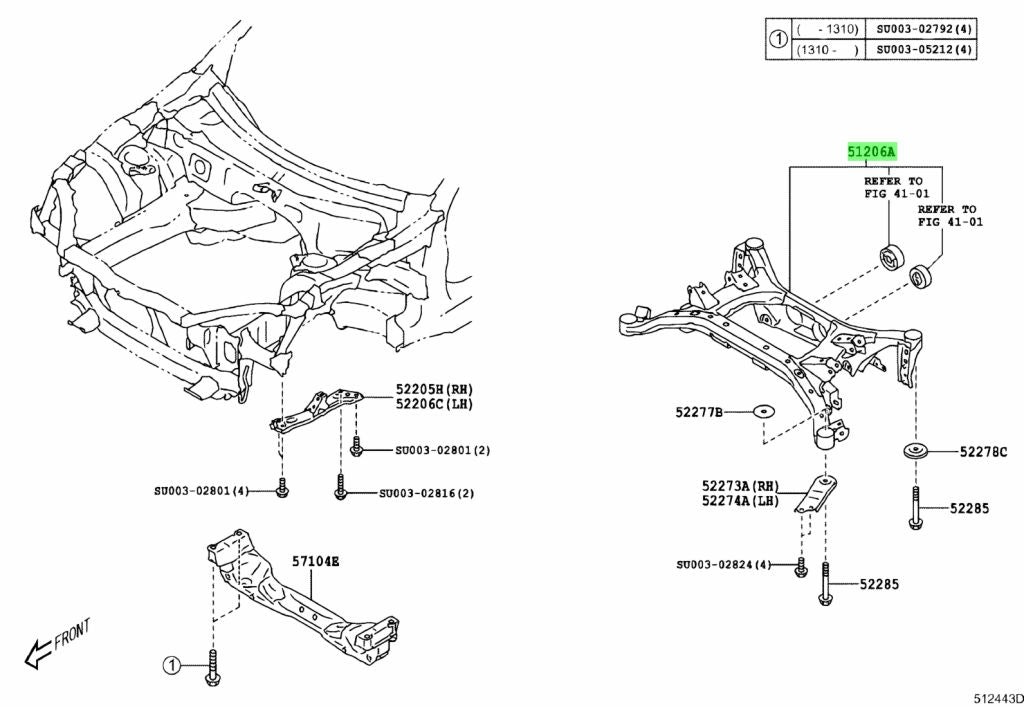 Rear Sub Frame Cross Member | Suits Toyota 86/ Subaru BRZ – Evolution ...