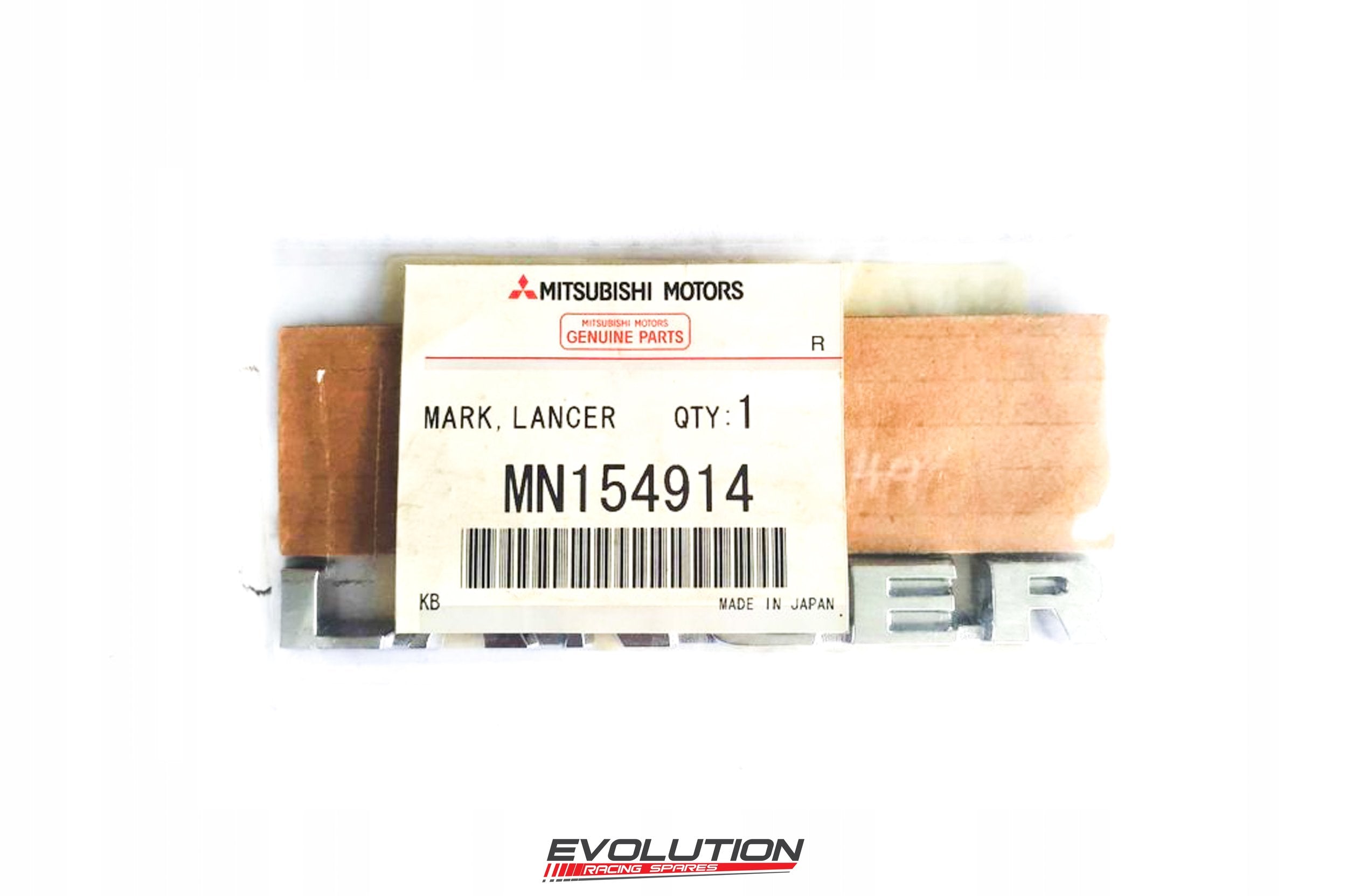 Mitsubishi Evolution Evo 8 9 "Lancer" Boot Trunk Badge Emblem (MN15491 ...