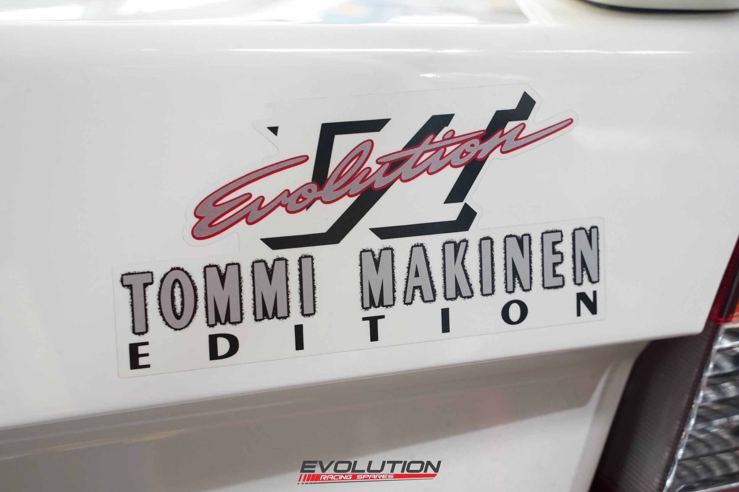 Mitsubishi Evolution 6 6.5 TME Tommi Makinen Rear Boot Trunk Decal Sti ...