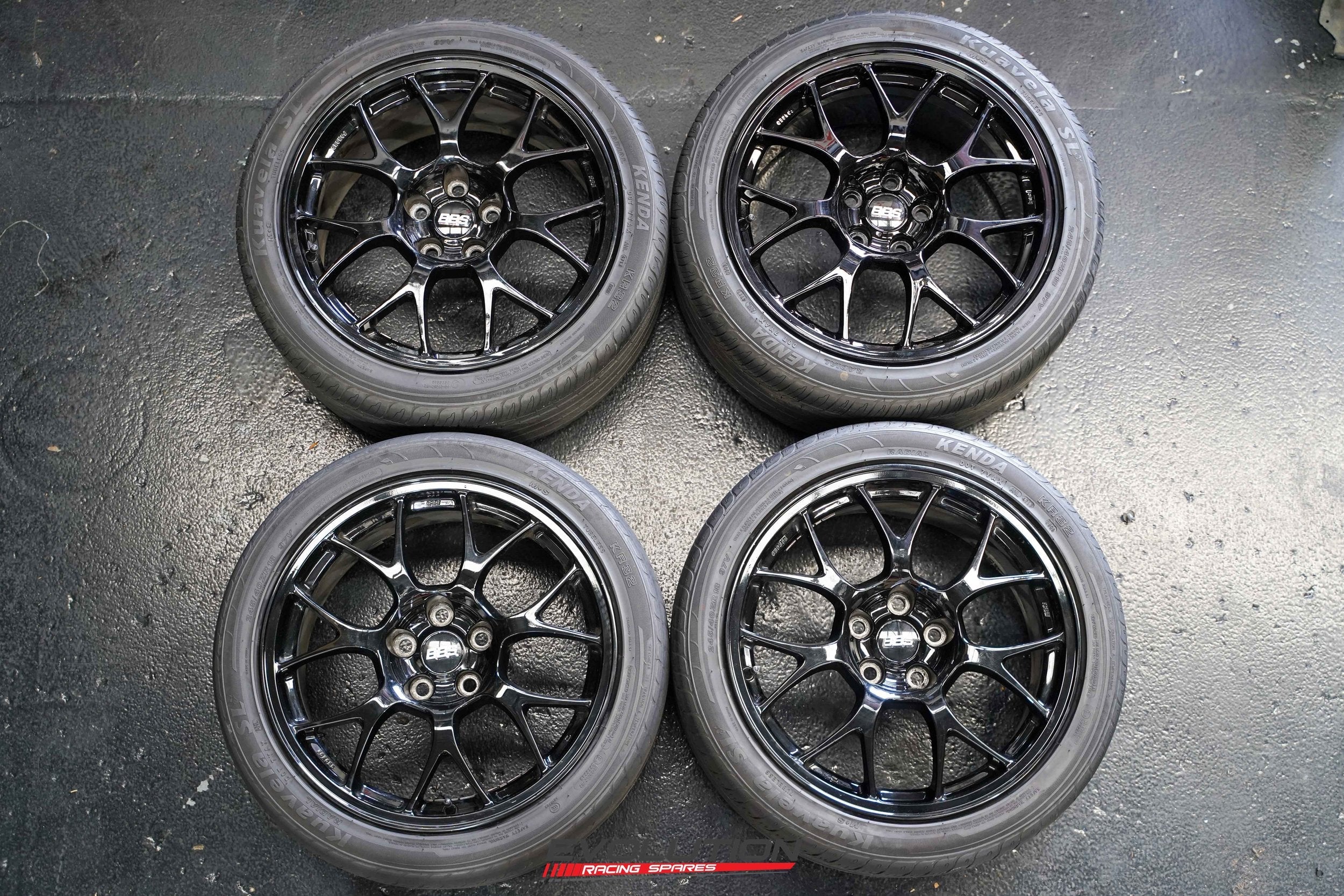 Mitsubishi Evolution Evo X 10 MR BBS Factory Wheels Set 18x8.5 +38 ...