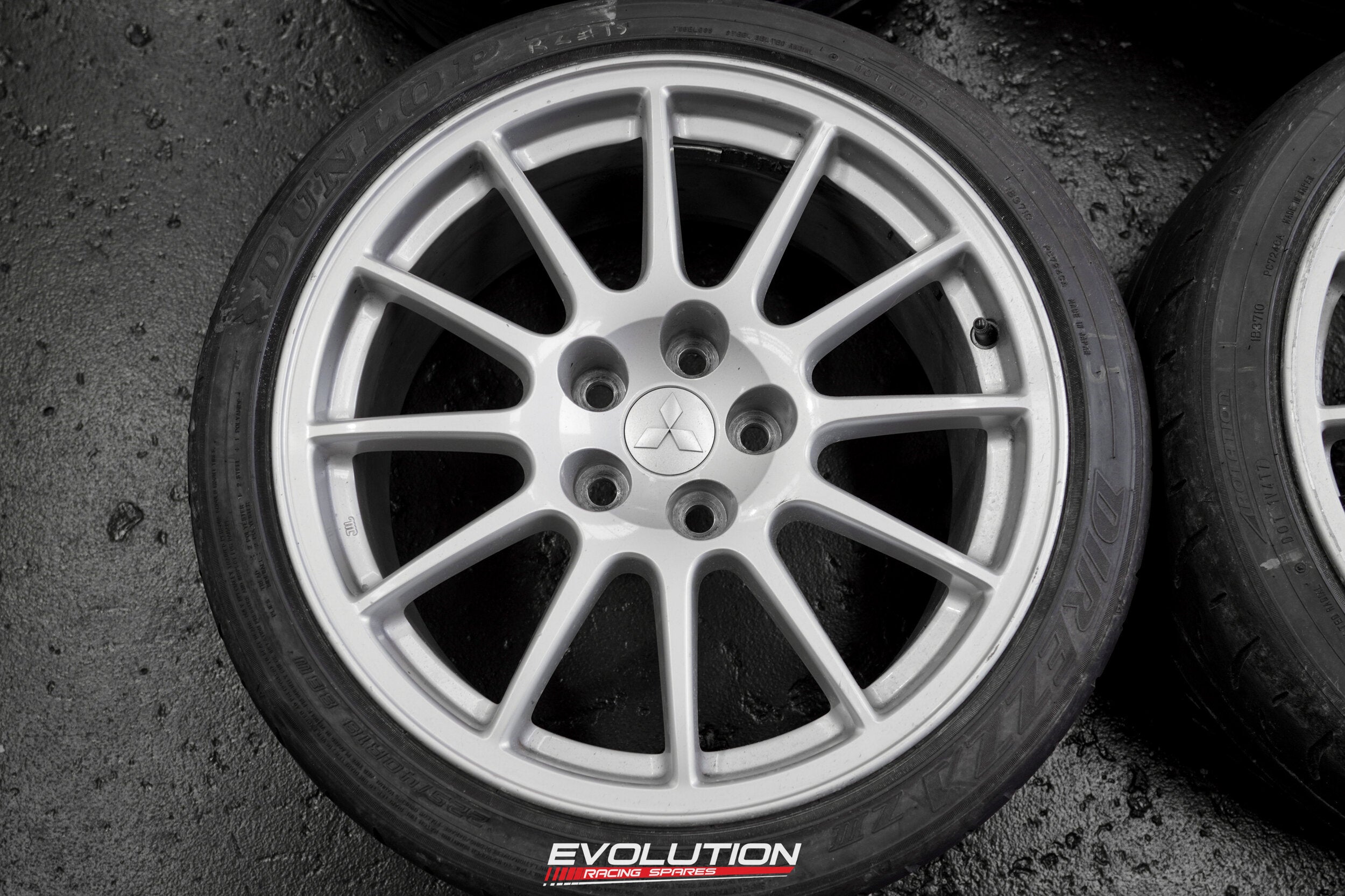 Mitsubishi Evolution Evo X 10 GSR Enkei Wheels Factory Alloy Wheels Se ...