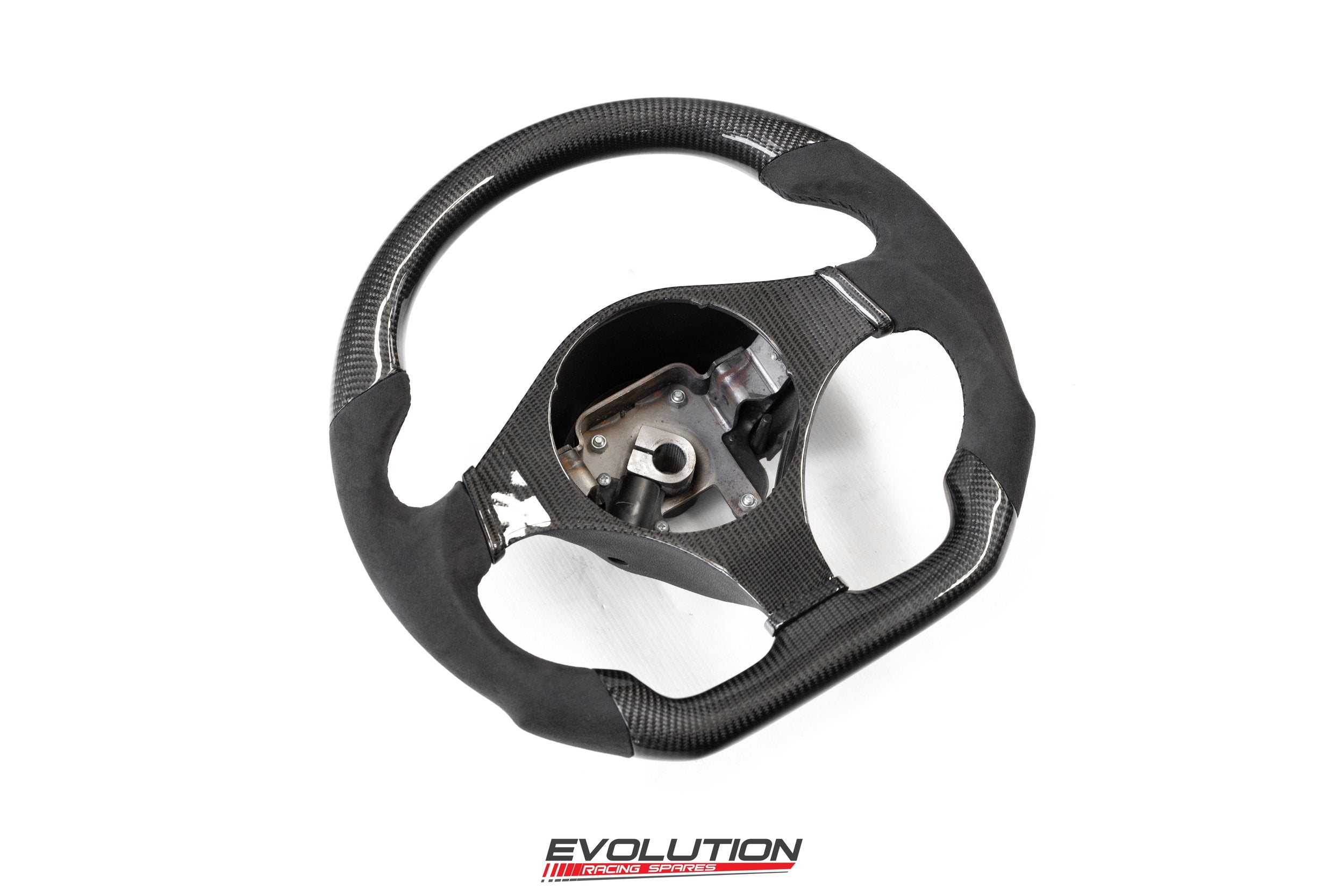 Mitsubishi Evo 7 - 9 CT9A Carbon Fibre Steering Wheel OEM Retrimmed Mo – Evolution Racing Spares